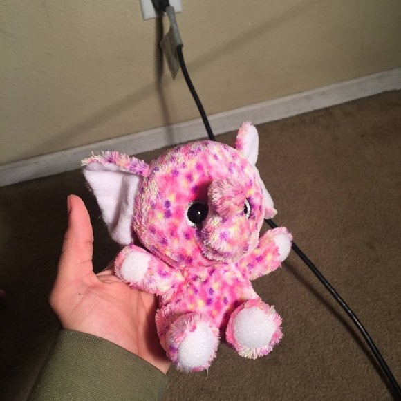 Toys | Pink Elephant Stuffed Animal Plush | Poshmark